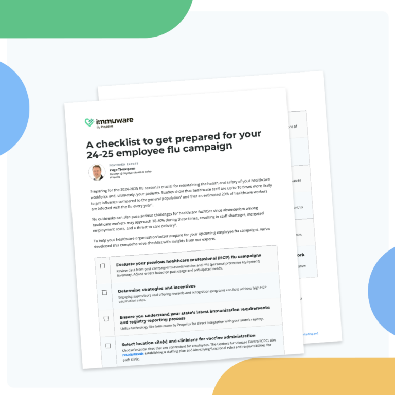 2024-2025 Flu Preparedness Checklist - Immuware